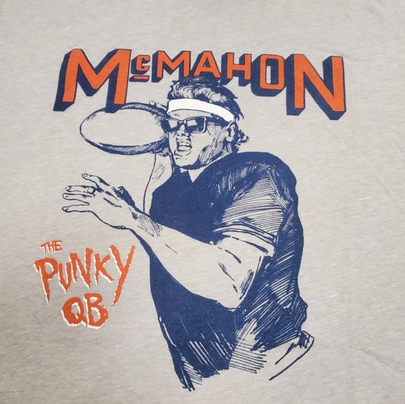 Homage Shirts Rare Old School Homage Jim Mcmahon The Punky Qb Tee W Original Rozelle